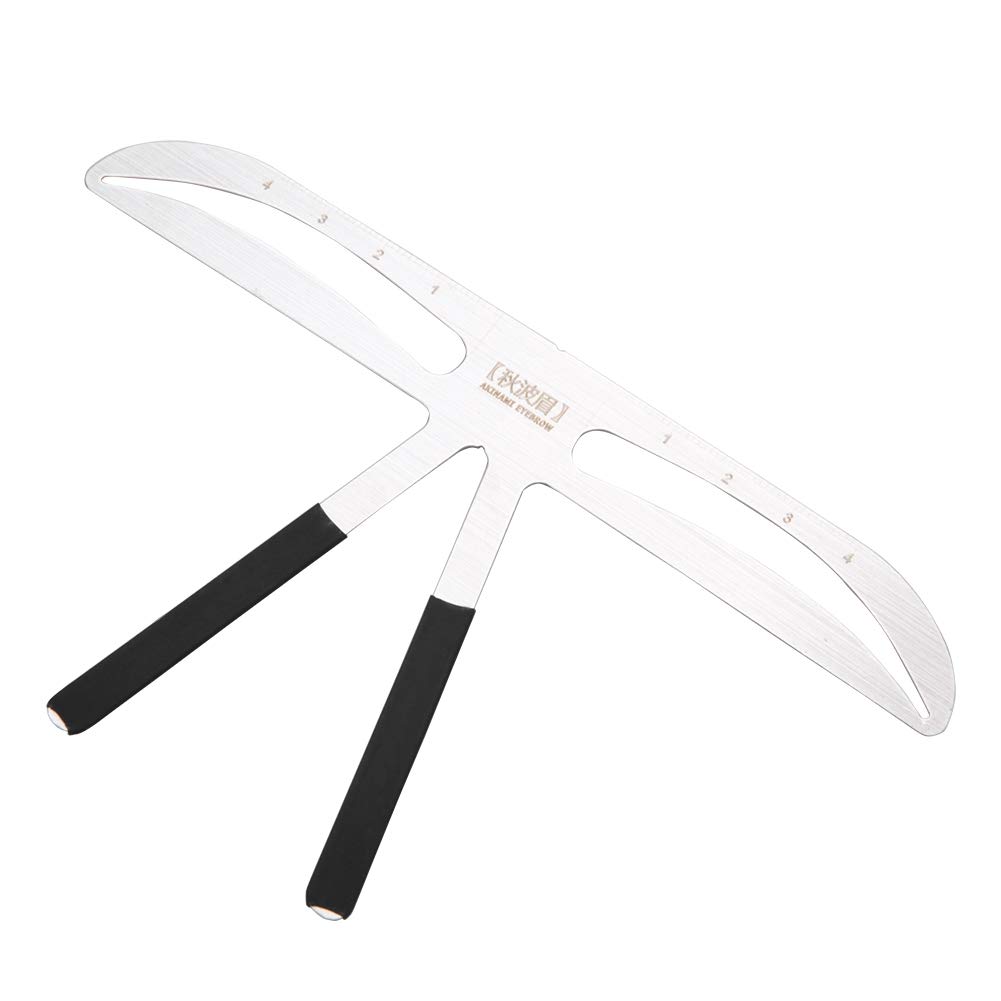 Buy Eyebrow Ruler, with Stainless Steel Eyebrows Rulers Stickers ...