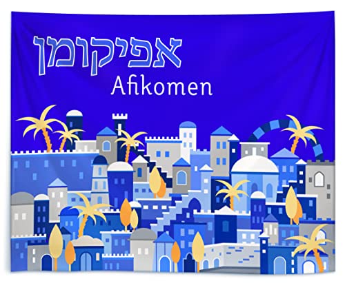Snapklik.com : Jerusalem City Passover Seder Decorative Silk Afikoman ...