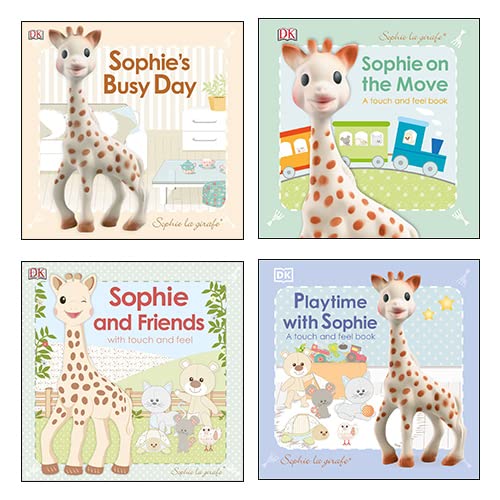 Sophie La Girafe 4 Books Collection Set (Sophie and Friends, Sophie's ...