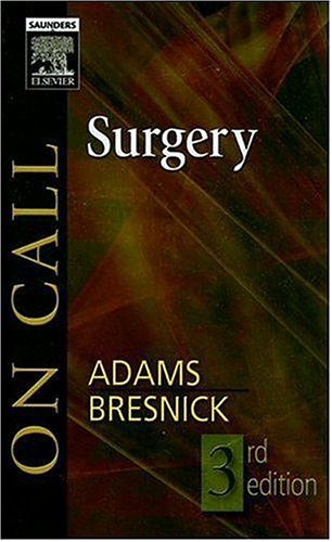 On Call Surgery: On Call Series: 9781416024415: Medicine & Health ...