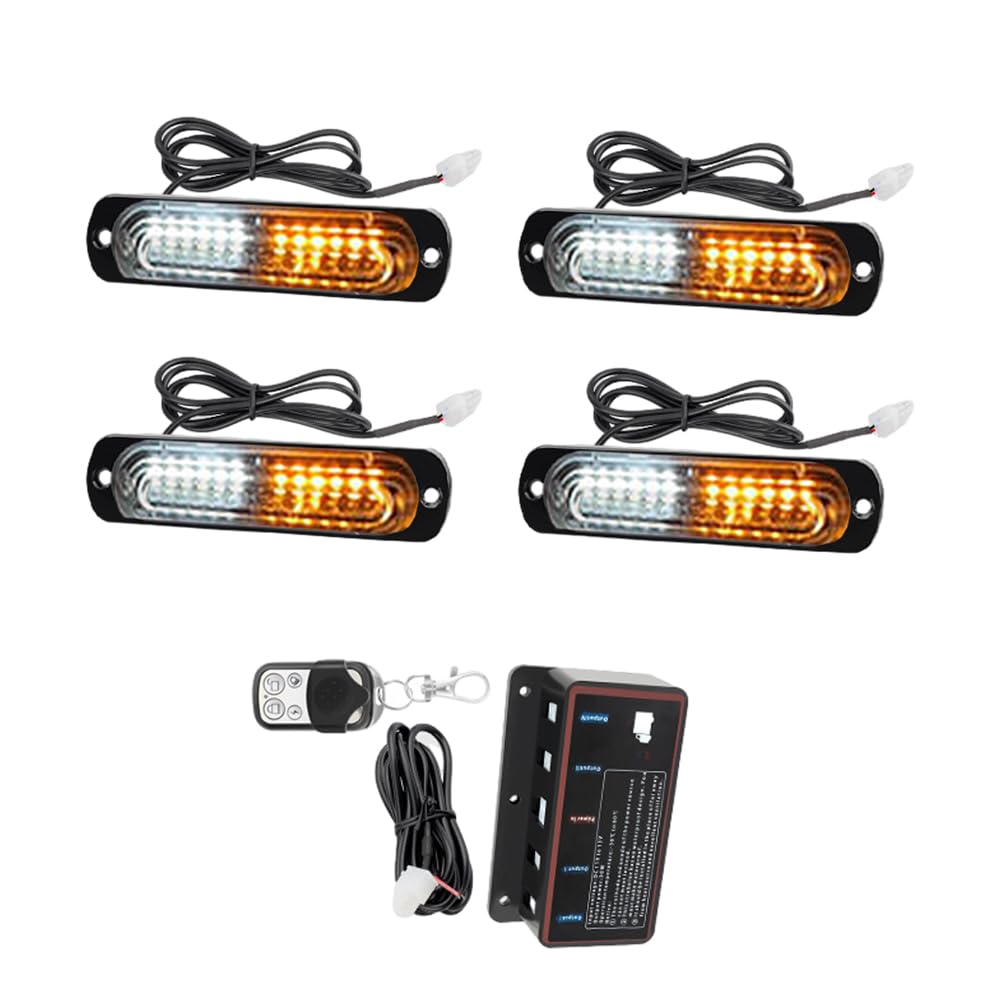Amazon.com: KACEPAR 4 in 1 Emergency Strobe Light Truck Surface Mount w ...