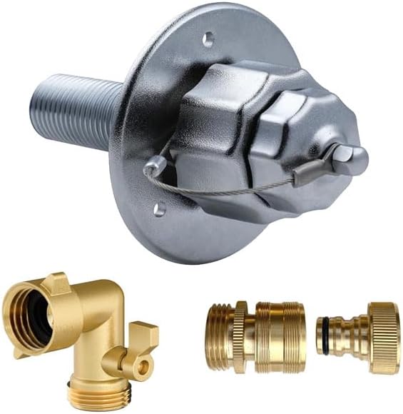 Amazon.com: G-Sunny All Metal RV City Water Inlet with Check Valve, RV ...