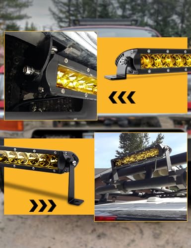 Snapklik.com : Chelhead 7 Inch Led Light Bars 30W Flood 24V 12V Light ...