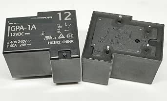 GPA-1A 12V/24VDC (T90-1A-4P-12V/24V-40A) Relay 4 pins Industrial ...