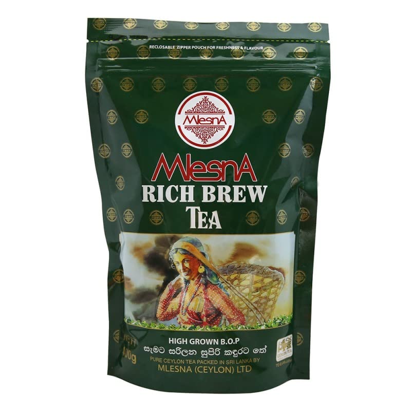Amazon.com : Mlesna Rich Brew BOP Tea, Loose Tea 400g : Grocery ...