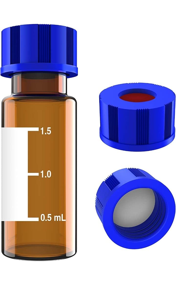 Autosampler Vial, 2ml HPLC Vial, Amber Lab Vial, Sample Vial with ...