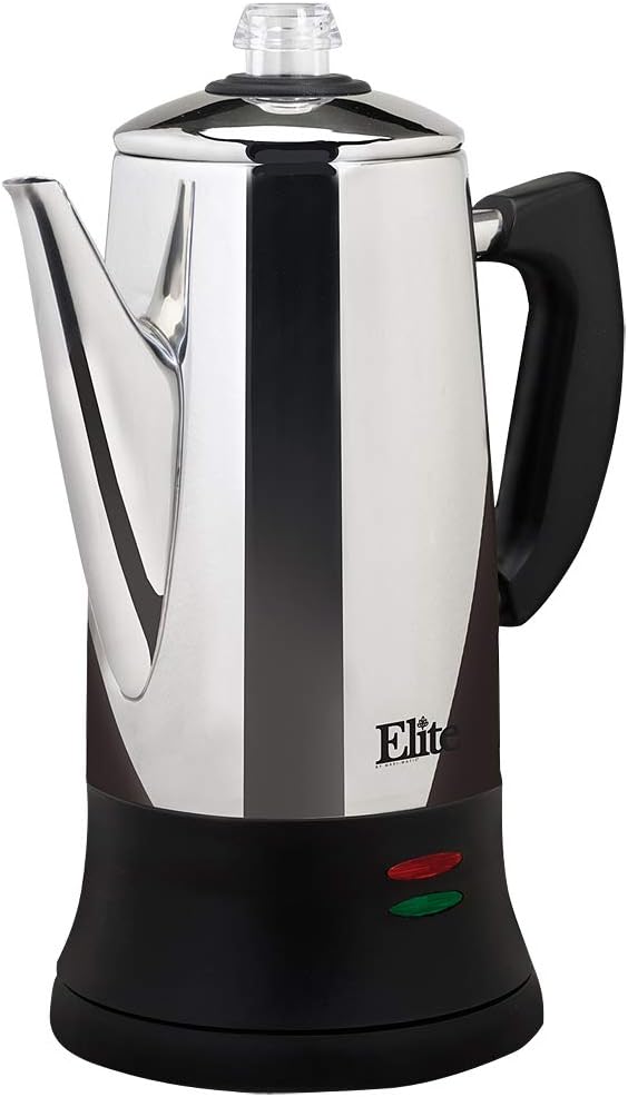 Amazon.com: Maxi Matic Elite Platinum 12-Cup Percolator, Stainless ...