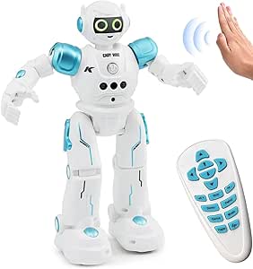 ZONEY Remote Control Robot Toy, Rechargeable Gesture Control Robot Toy ...