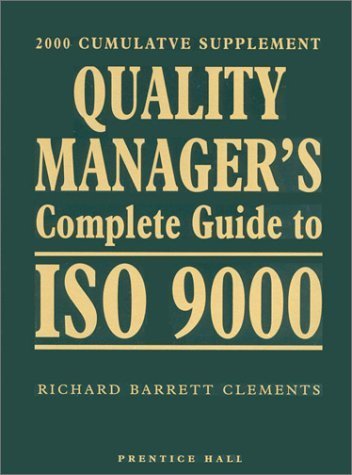 Amazon.com: Quality Manager's Complete Guide to Iso 9000 2000 ...