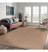 Amazon.com: Easy Jute Runner Rug 2x7 Indoor Outdoor Natural Rugs Solid ...
