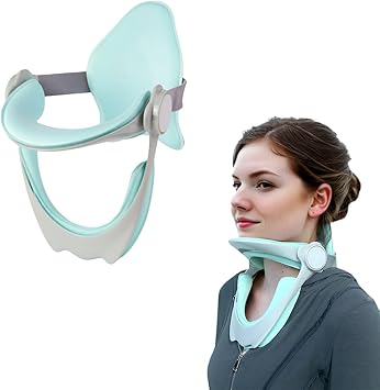 Amazon.com: 360°Adjustable Neck Brace for Posture Correction, Cervical ...