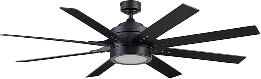 Honeywell Ceiling Fans Xerxes, 62 Inch Contemporary LED Ceiling Fan ...
