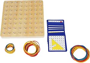Amazon.co.jp: HAPINARY 1 Set Rubber Band Geoboards Geoboards Geoboards ...