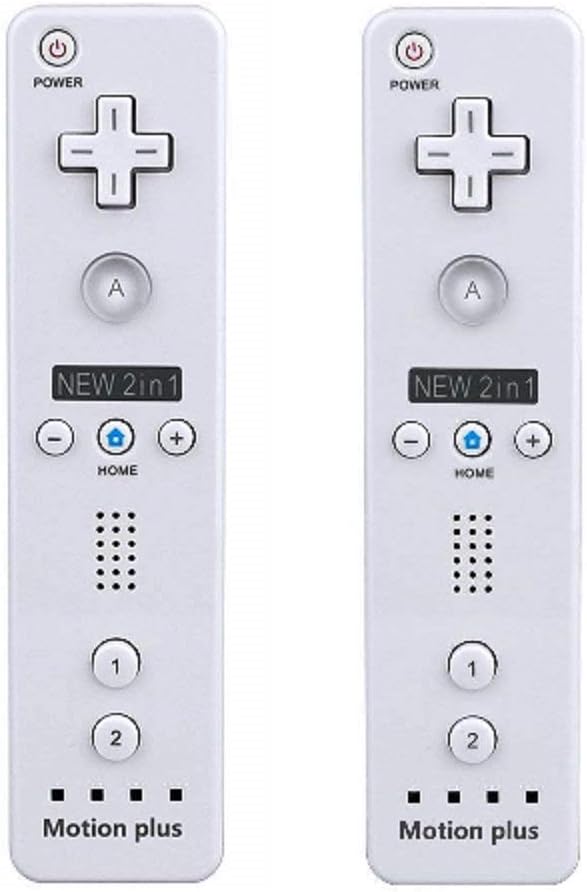 Wii Remote Motion Plus Controller (2 Packs) for Nintendo Wii&Wii U ...
