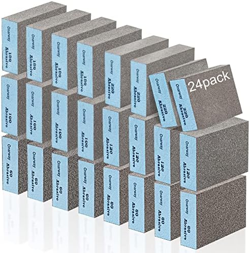 Amazon.com: M-jump 8 Pack Single Sanding Sponge Kit- 60/80/120/220 ...