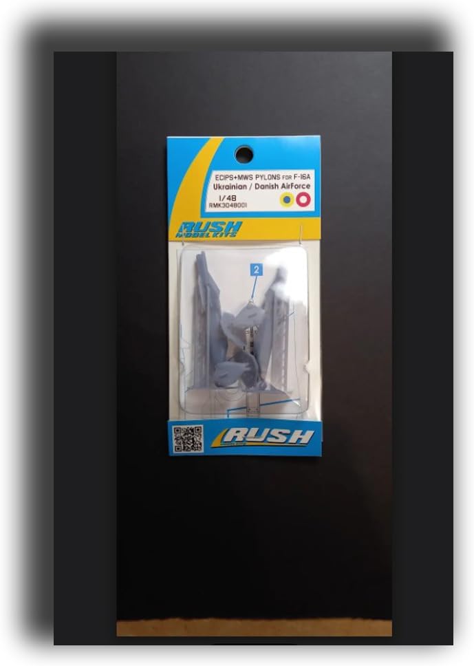Amazon.com: Rush Model Kits 3D48001 1/48 ECIPS Pylon for F-16A x2 in ...