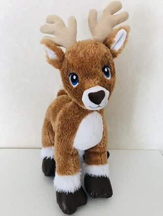 Amazon.co.jp: Build Bear Glitter Reindeer Plush Doll Deer BAB : Toys ...