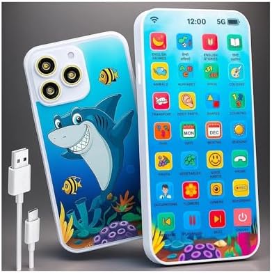 Buy YUIOP - EduPhone Educational Type-C Rechargeable Musical Toy - 28 ...