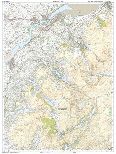 Snowdon / Yr Wyddfa Map | Conwy Valley / Dyffryn Conwy | Ordnance ...