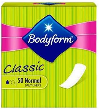 Bodyform Classic Normal 50 Daily Liners : Amazon.co.uk: Health ...