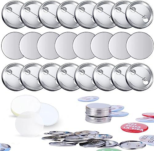 Amazon.com: 100 Sets 58mm/2.25inch Button Making Supplies Round Badge ...