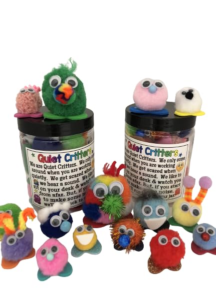 Amazon.com: QUIET CRITTERS - Jar full of adorable critters for teacher ...