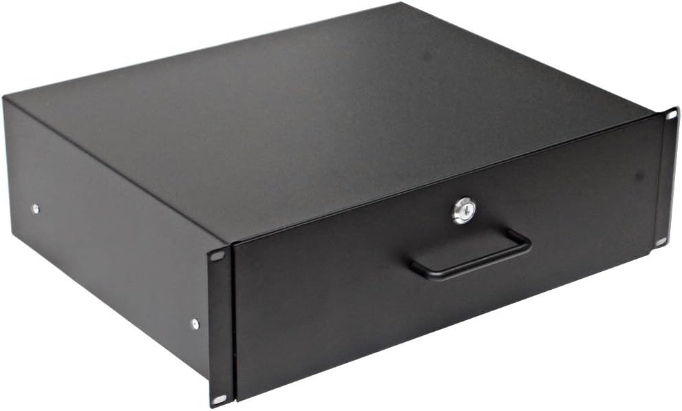 Amazon.com: Seismic Audio - NEW 3 SPACE RACK CASE DRAWER with Lock ...