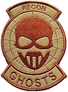 Amazon.com: US Recon Ghosts Military Hook Loop Tactics Morale Embroidered Patch (color1) : Arts ...