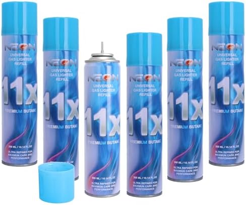 Amazon.com: Neon Butane Fuel, 11X Butane Refill 300ml Refined Butane ...