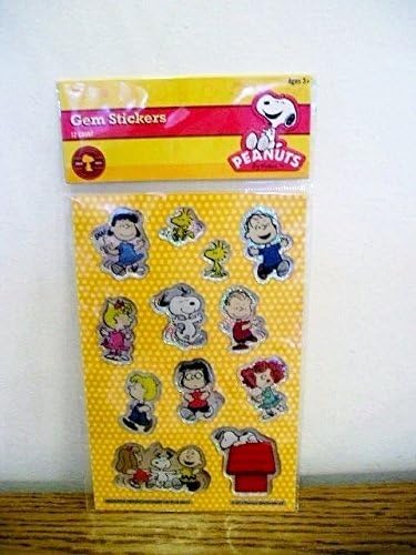 Amazon.com: Peanuts Gang Gem Stickers - 12 Stickers : Toys & Games