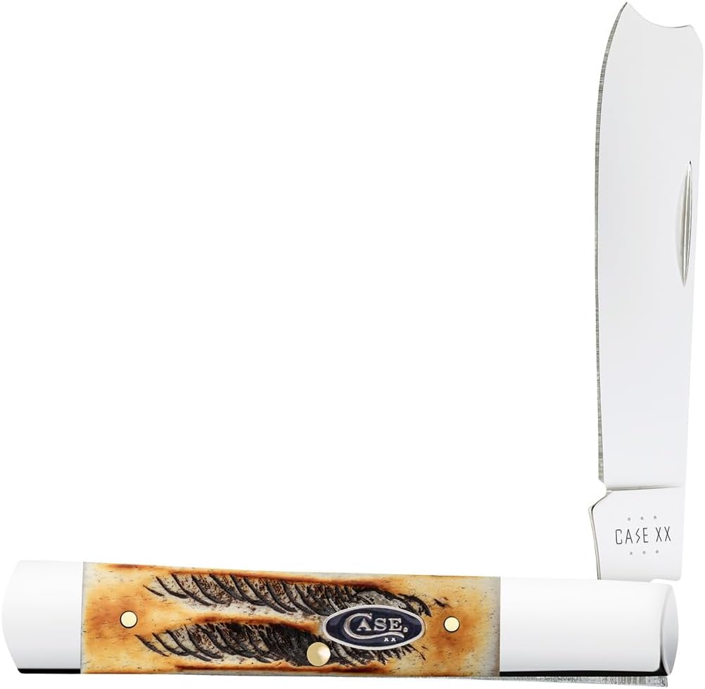 Amazon.com : Case XX WR POCKET KNIFE, RAZOR - 6.5 BONESTAG, 3 7/8 ...