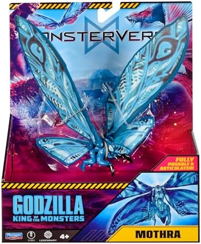 MonsterVerse Godzilla King of the Monsters Official Mothra 6-Inch ...