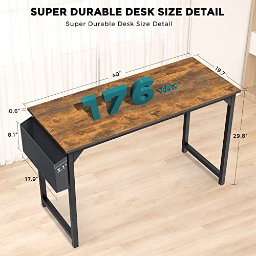 Snapklik.com : DUMOS 40 Inch Office Small Computer Desk Modern Simple ...