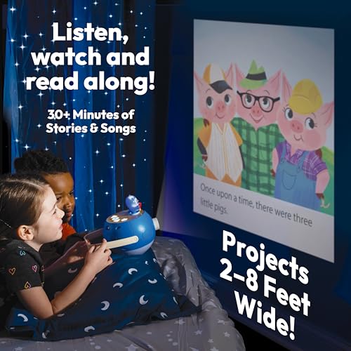 Kids Book Projector - 5 Read-Aloud Stories, 5 Songs, Night Light ...