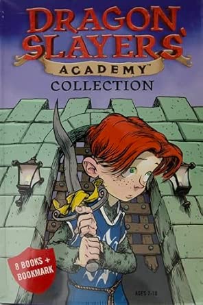 Dragon Slayers' Academy by Kate McMullan, 8-Book Collection + Bookmark ...