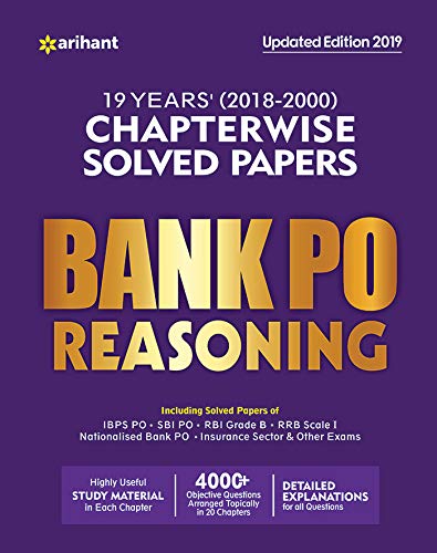 Buy Bank PO Solved Papers Reasoning 2019 Book Online at Low Prices in ...