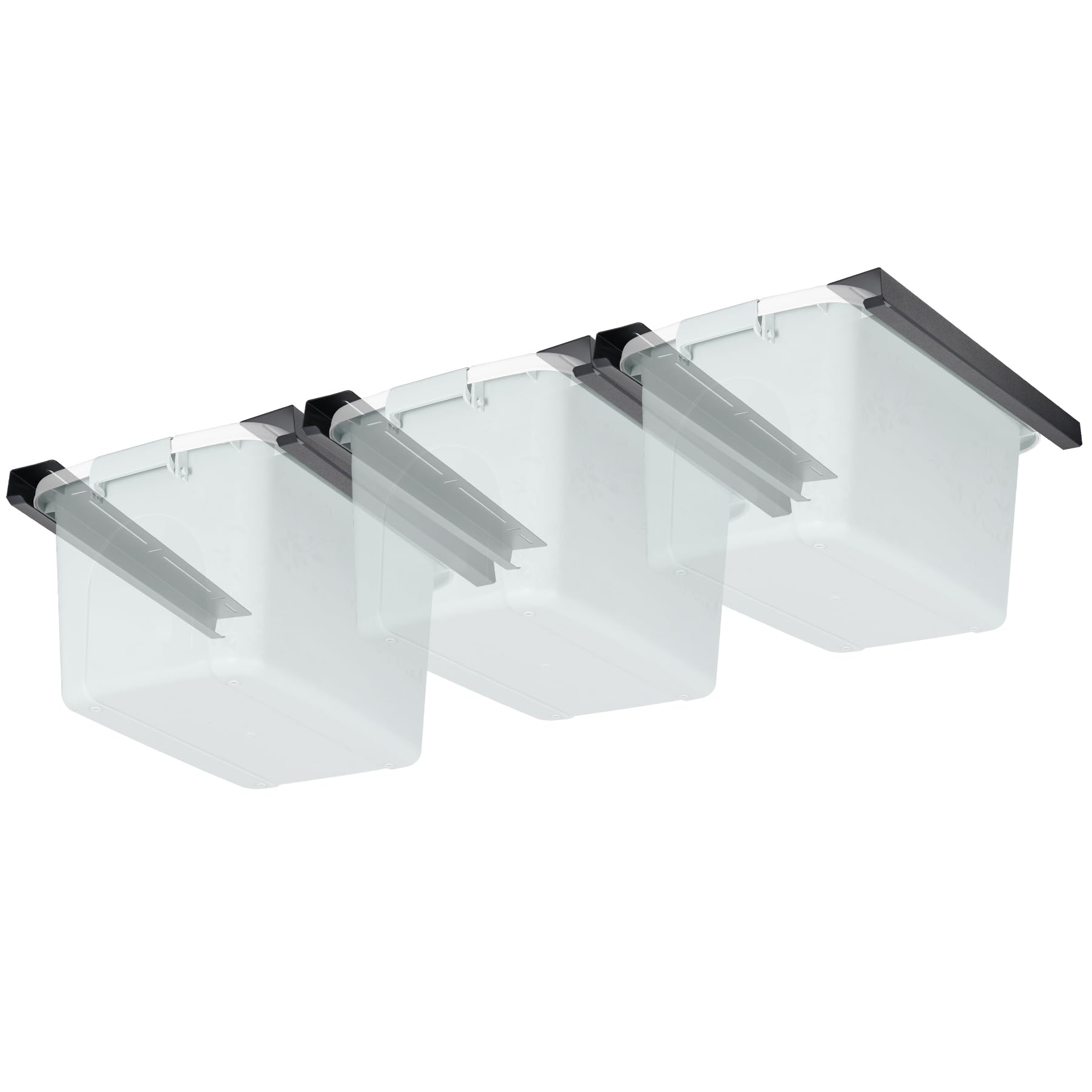 Talustool Overhead Bin Rack for Three Bins, Overhead Garage Storage ...