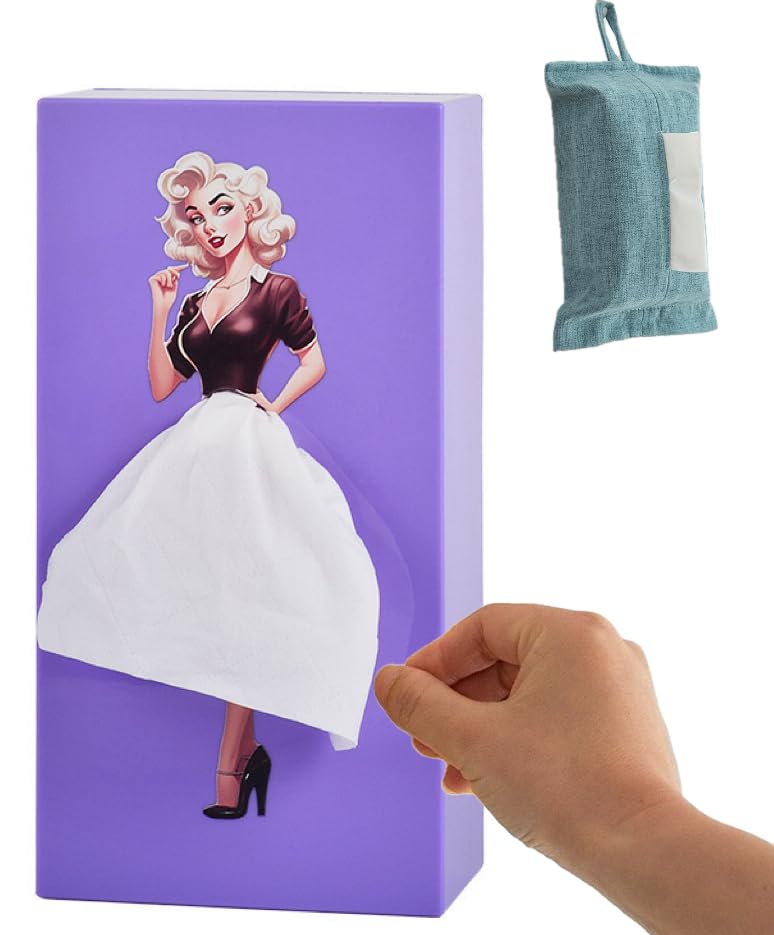 Amazon.com: Creative Lady Pulling Skirt Tissue Holder Box Cover ...