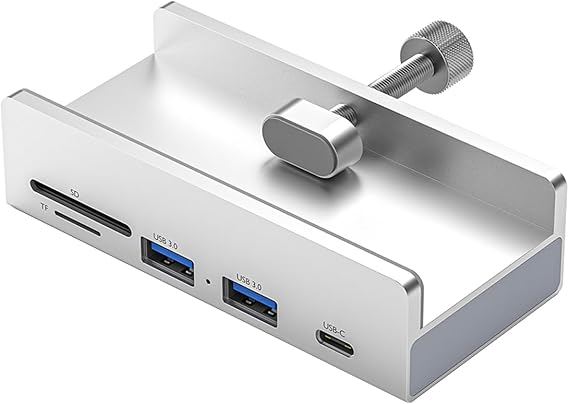 HSTHE Sea USB Hub with SD TF Card Reader - Aluminum USB Hub Clamp ...