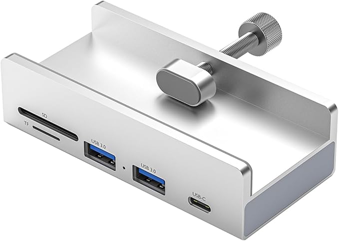 HSTHE Sea USB Hub with SD TF Card Reader - Aluminum USB Hub Clamp ...