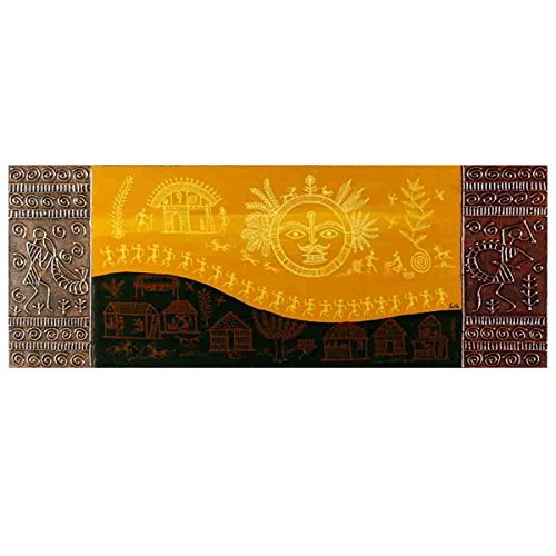 Sun God Warli Painting : Amazon.in: Home & Kitchen