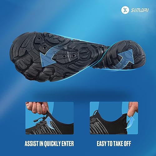 Snapklik.com : SIMARI Water Shoes For Women Men - Barefoot Quick-Dry ...