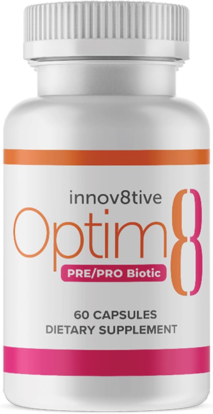 Amazon.com: Optim8 PRE/PRO Biotic - 60 Capsules : Health & Household