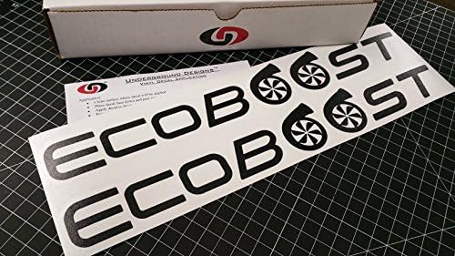 Amazon.com: UNDERGROUND DESIGNS ECOBOOST Turbo Vinyl Decals Fender ...