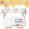 2Pack Birthday Party Table Cloth,54x72in Happy Birthday Party ...