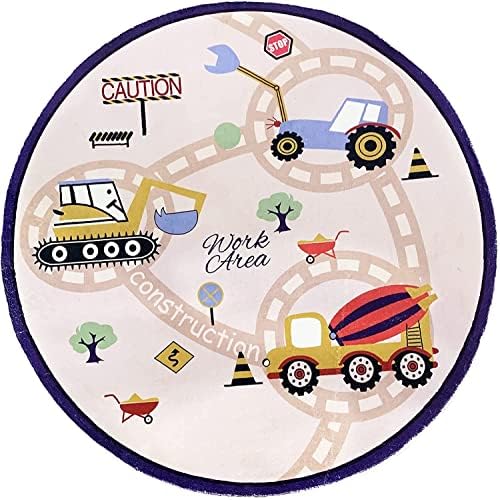 Amazon.com: USTIDE Large Thick Kids Play Mat 5'X7', Construction Play ...