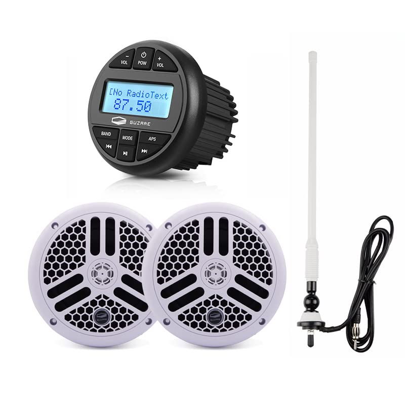 Buy GUZARE Marine Bluetooth Receiver Speaker Marine Audio System ...