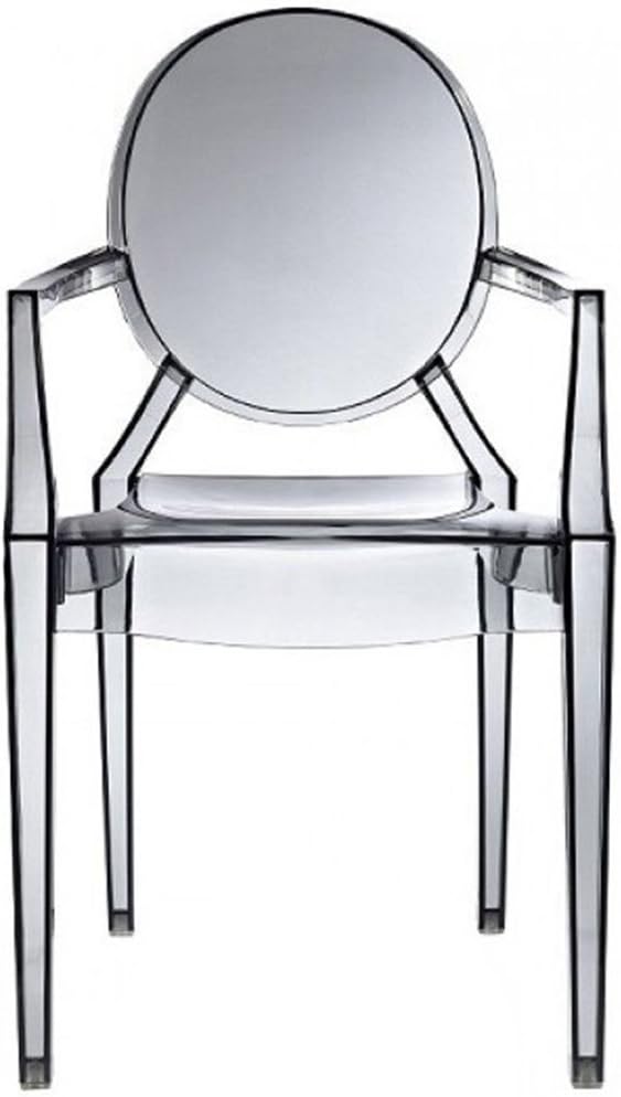 Amazon.com - 2xhome Smoke - Modern Contemporary Louis XIV Dining Chair ...