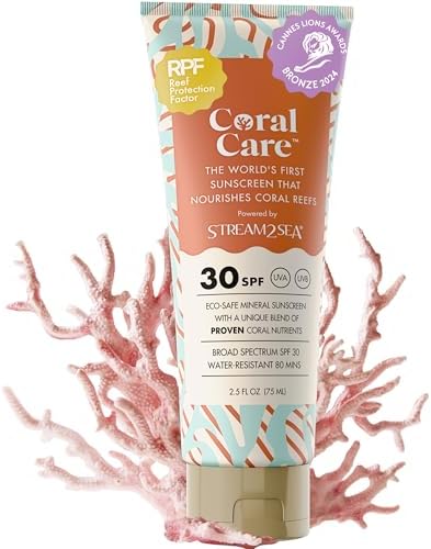 Amazon.com: STREAM 2 SEA Coral Care - Reef Safer Sunscreen SPF 30 ...