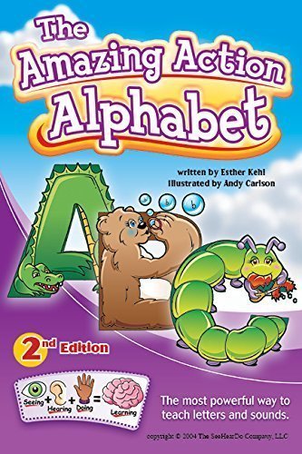 Amazing Action Alphabet Flip Chart-Teach Kids Letter Sounds Fast to ...